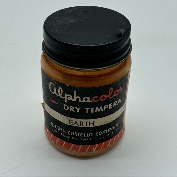 Office | Weber Costello Alphacolor Dry Tempera Powder Paint Vintage ...